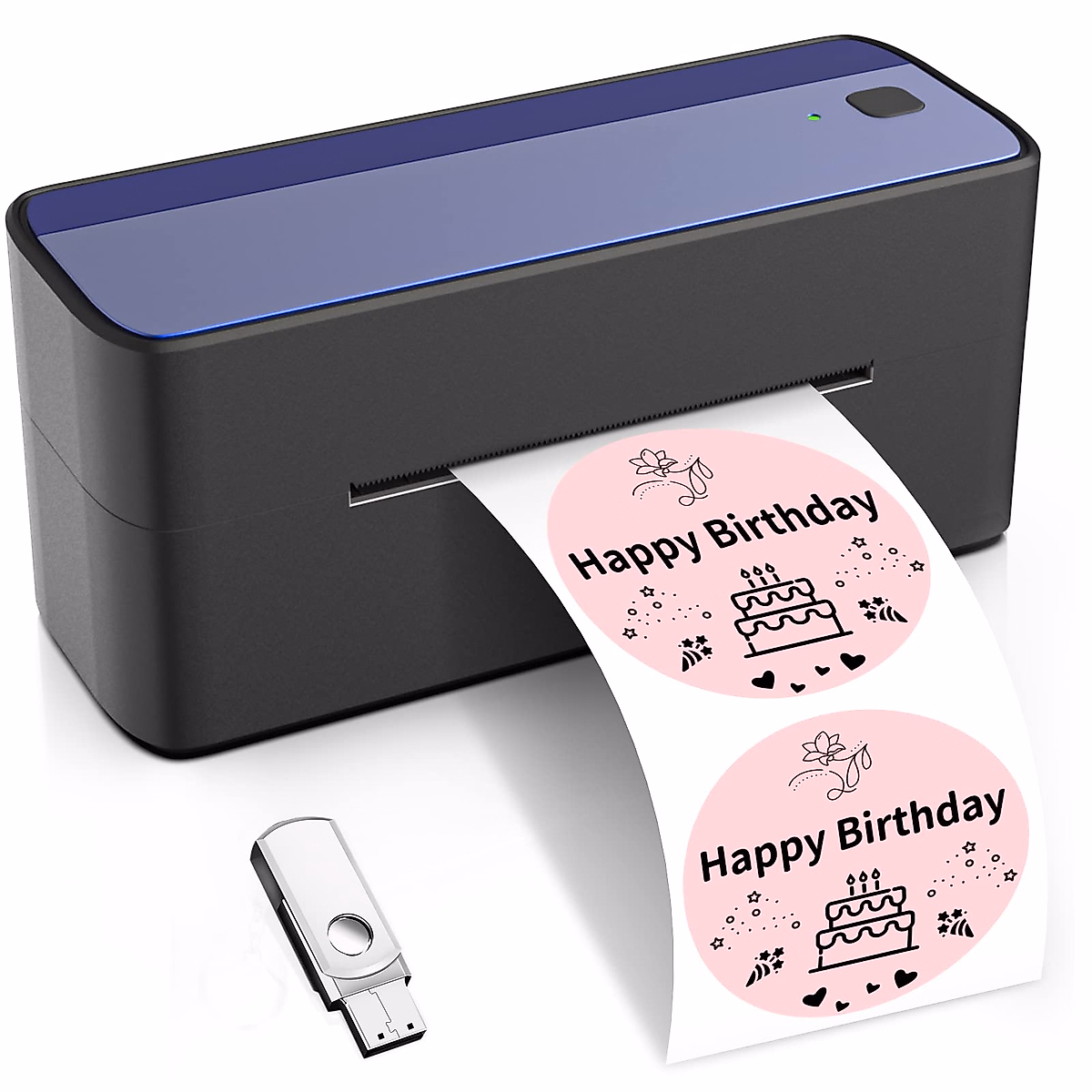 Phomemo Shipping Label Printer, 4x6 Thermal Label Printer for Shipping Packages & Home Small Business for Barcode, Address Printing Compatible with Amazon, Shopify, Etsy, Ebay, UPS, USPS, FedEx