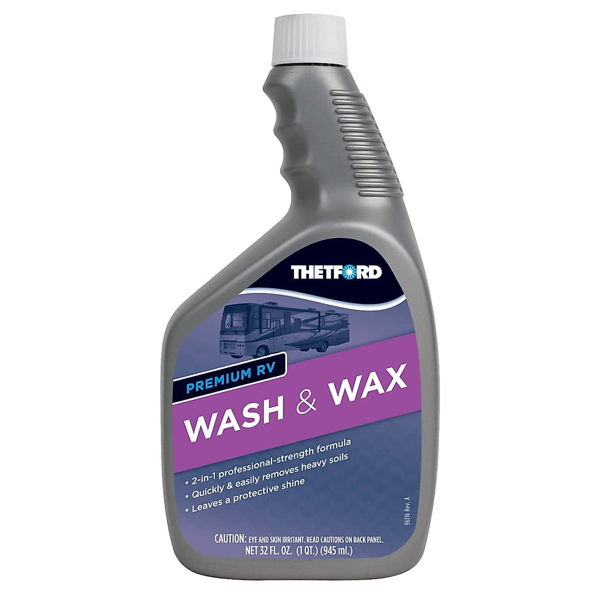 Premium RV Wash and Wax, Detergent and Wax for RVs / Boats / Trucks / Cars 32 oz - Thetford 32516