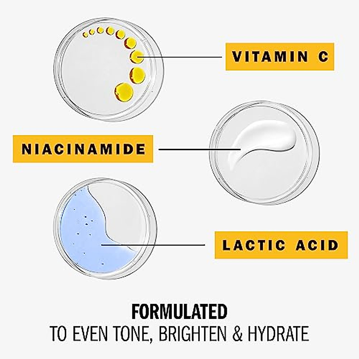 Olay Bright & Even Vitamin C with Lactic Acid Face Moisturizer, 2 oz Lightweight Brightening Face Cream for Uneven Skin Tone, Recyclable Eco Jar Packaging, Value Size