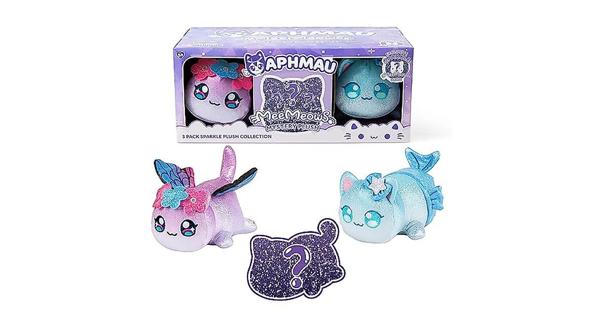 Aphmau MeeMeow 6" Sparkle Plush 3-Pack | Official Mystery Collectible
