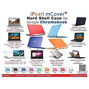 iPearl mCover Hard Shell Case for 11.6" HP Chromebook 11 G2 / G3 / G4 laptops (Part no. P0B78UT / P0B79UT) (NOT Compatible with HP G4 EE / G5 Models) (Aqua)