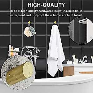 Wall-Hooks, Wall-Hooks-for-Hanging, Durable-Metal-Wall-Hook for Wall Mirror, Coat-Hooks-Wall-Mounted,Single-Hat-Rack, Heavy Duty Hat Hooks Entryway Wall Hanger for Hanging Towels, Clothes, Bags-2 Pack