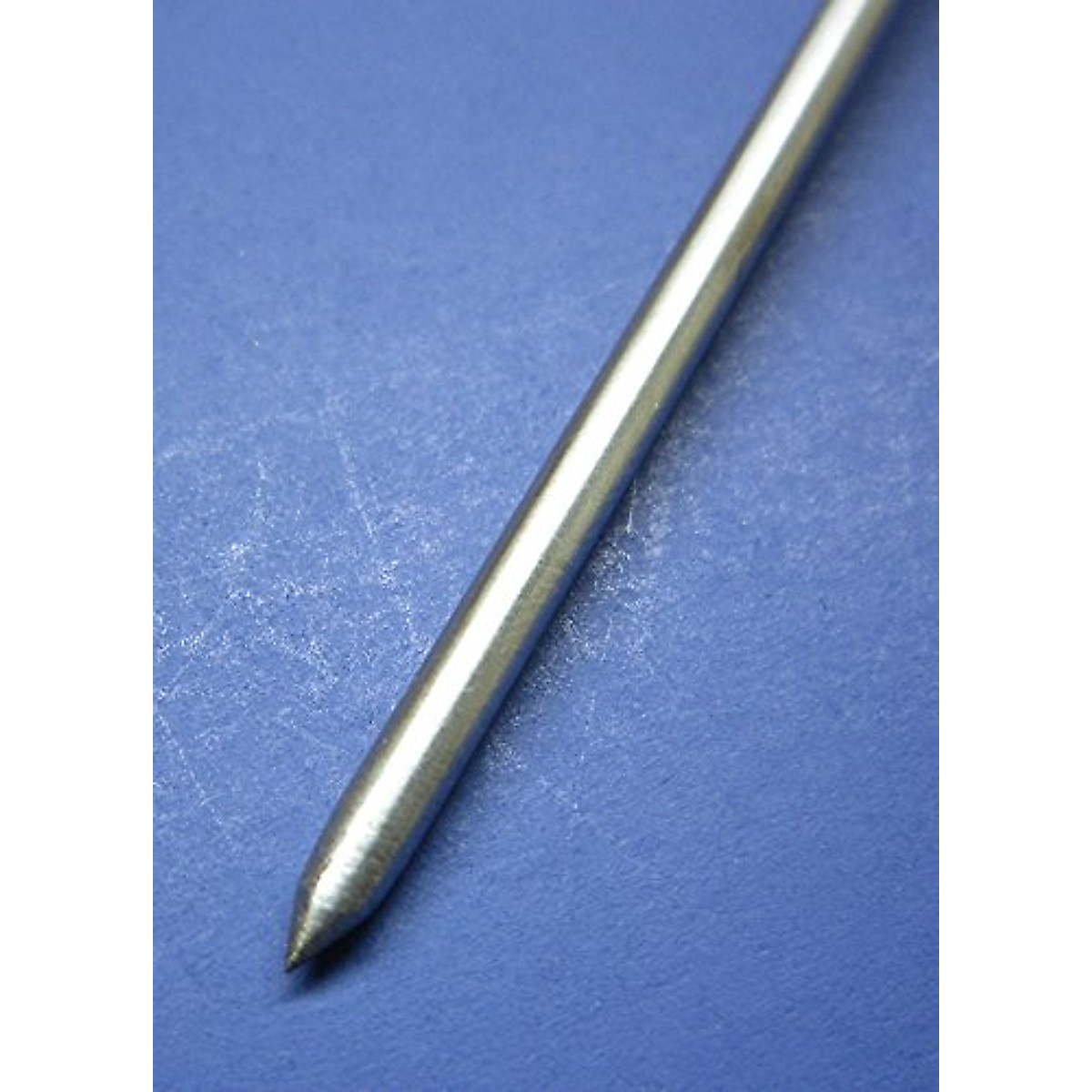 K-Type Thermocouple Sensor with High Temperature Stainless Steel Pointed Insertion Probe, 932 F or 500 C, with Stainless Steel Braided Cable