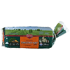 Kaytee Products 715363 6-Pack Timothy Hay Plus Carrot Food For Pets, 24-Ounce