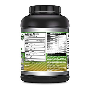 Amazing Formulas Grass-Fed Whey Protein Isolate - Unflavored 5 Lbs (2.26 Kg) - Non-GMO - 25 G Protein - 81 Servings - 5.7 G BCAAs - 105 Calories