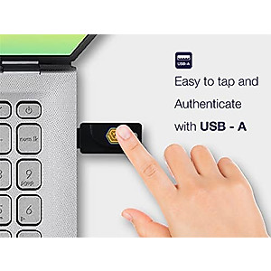GoTrust Idem Key – A, IP68 Waterproof, Multi-Protocol Two-Factor Authentication Security Key, USB-A/NFC, FIDO2 L2 Certified - Safeguard Your Online Accounts