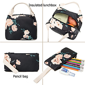 JIANYA Galaxy Backpack for Boys and Girls, Kids Backpack with Lunch Box Boy Backpack Girls School Book Bags