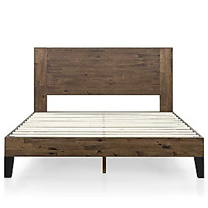 ZINUS Tonja Wood Platform Bed Frame with Headboard / Mattress Foundation with Wooden Slat Support / No Box Spring Needed / Easy Assembly, Full