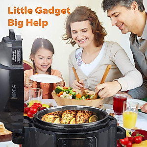 Stainless Steel Inner Pot Replacement Insert Liner Accessory Compatible with Ninja Foodi 5 Quart, By Sicheer