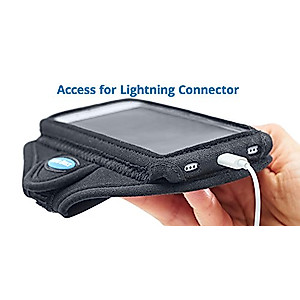 Tune Belt AB91 Cell Phone Armband Holder Case for iPhone 13/13 Pro, 12/12 Pro, 11, 11 Pro Max, XS Max, XR, Galaxy S20/S21 Plus & More for Running & Working Out (Black)