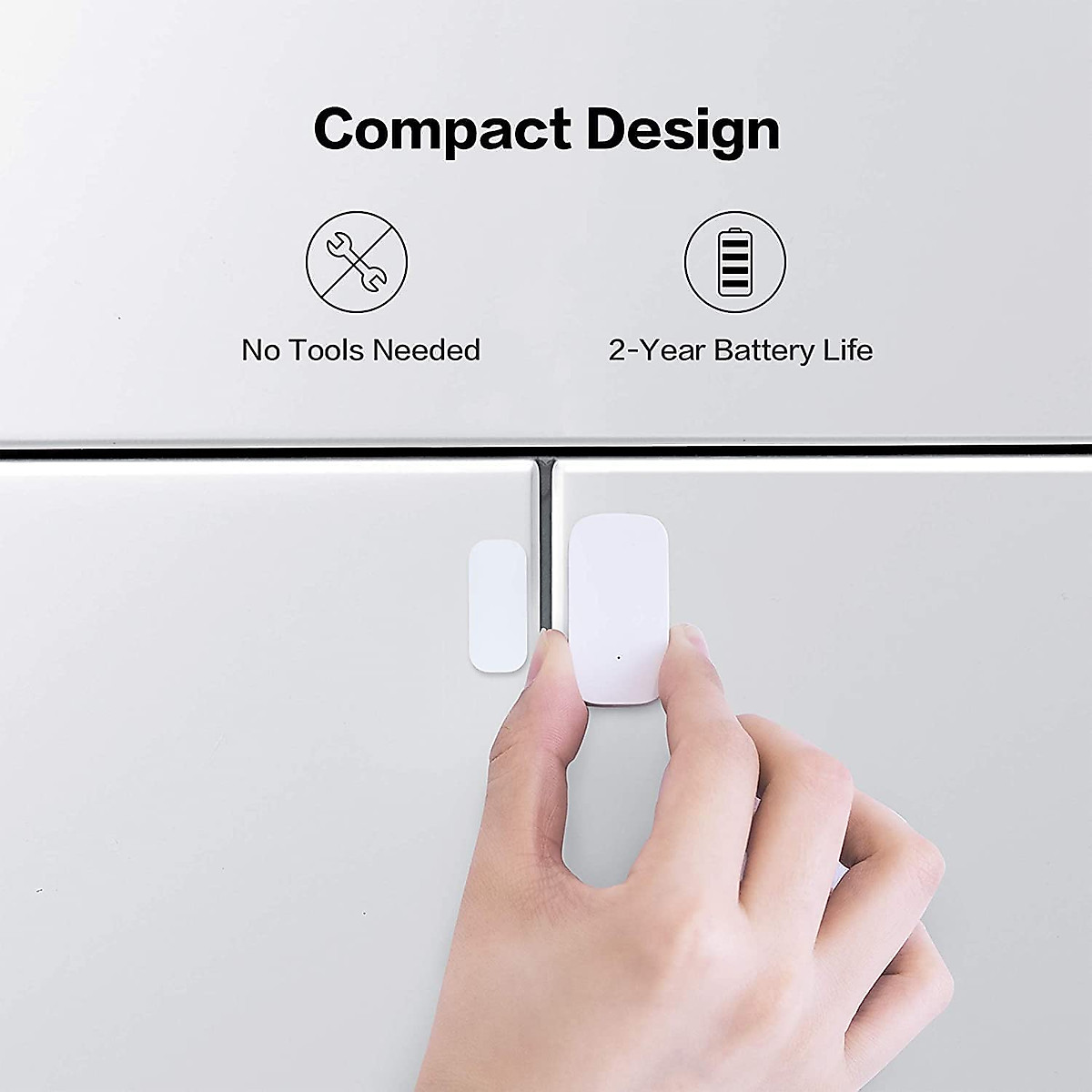 Aqara Door and Window Sensor, Requires Aqara Hub, Not Support Hubs from Other Brands, Zigbee Connection, Wireless Mini Contact Sensor, Compatible with Apple HomeKit, Alexa, Works with IFTTT (3 Pack)