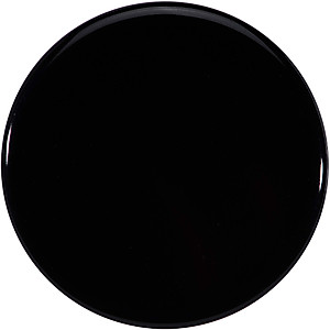 Body Candy 28mm Womens 2PC Black Agate Stone Saddle Plugs Double Flare Plug Ear Plug Gauges Set of 2