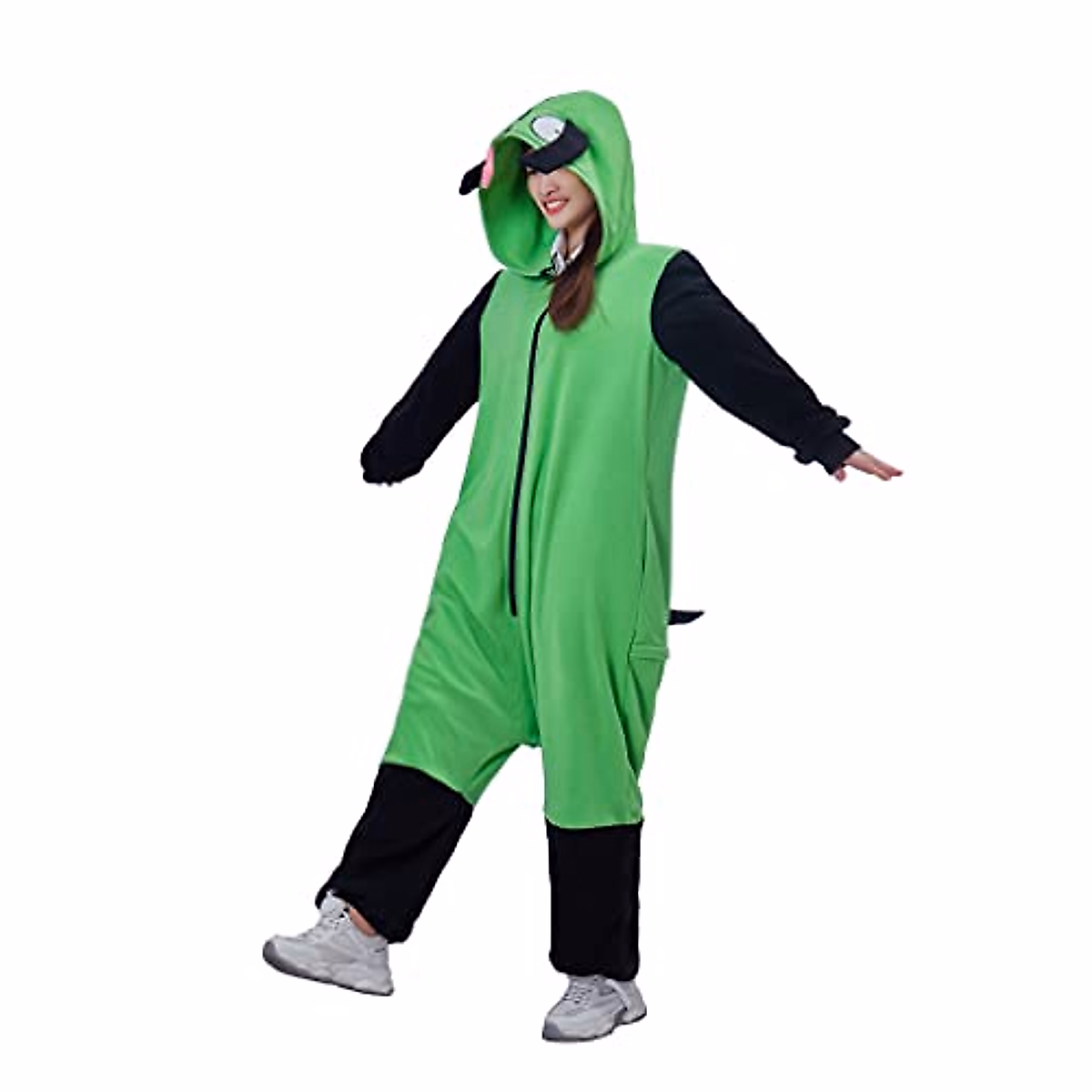 Gir Hoodie Zim Cosplay Costume Inspired Kigurumi Dress Invader Costume Onesie Pajamas for Women