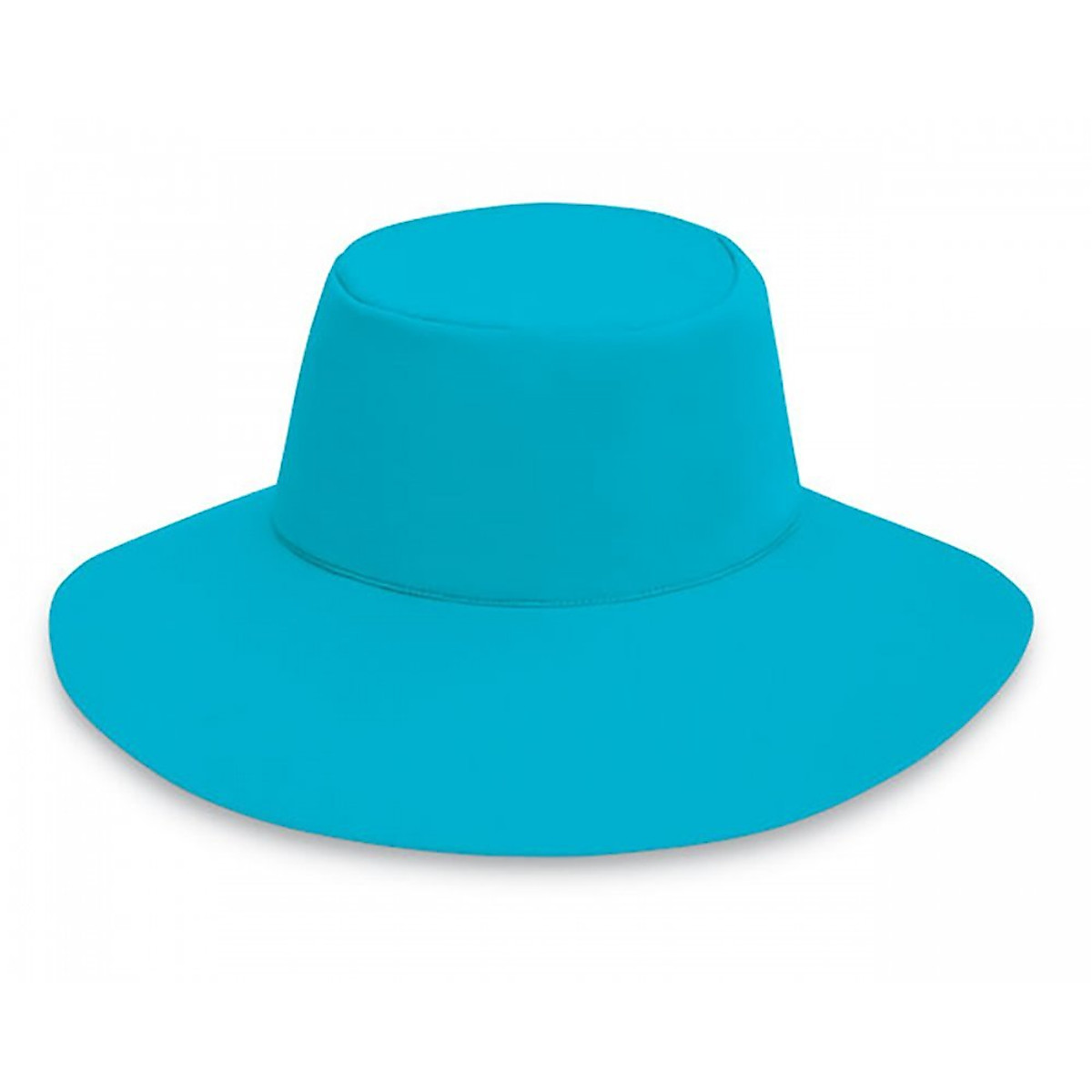 Wallaroo Hat Company – Women’s Aqua Hat – UPF 50+ Sun Protection, Packable Design Featuring a Chin Strap for Medium Crown Sizes – Water Friendly Sun Hat for Beach, Poolside and Adventures (Turquoise)