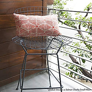 Majestic Home Goods Navy Blue Plantation Indoor / Outdoor Small Throw Pillow 20" L x 5" W x 12" H