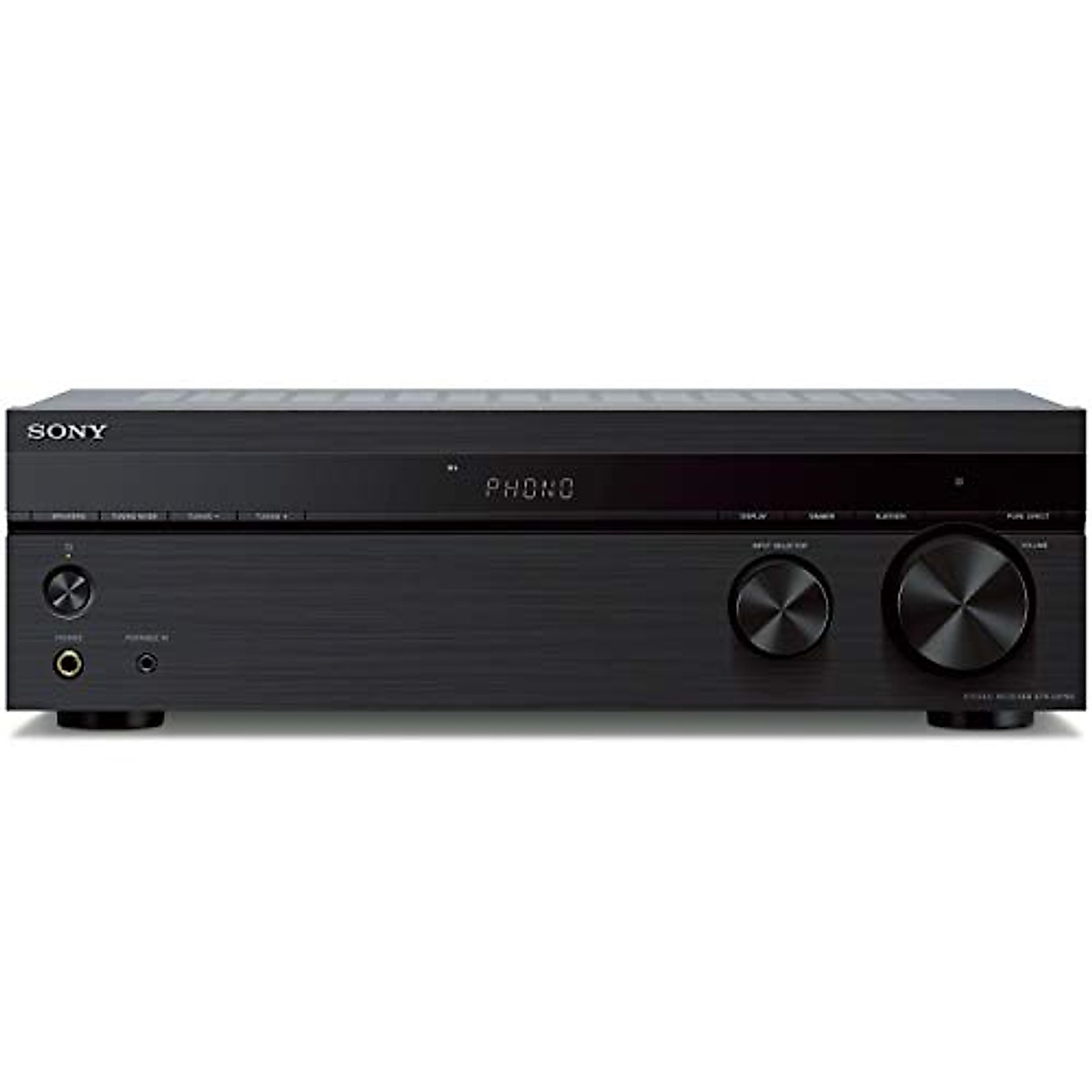 Sony STRDH190 2-ch Stereo Receiver with Phono Inputs & Bluetooth with 100ft of Speaker Wire and 5 Pairs of Banana Plugs