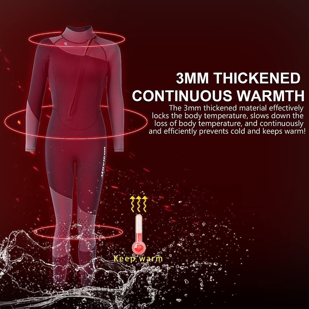 Nataly Osmann Diving Skin Men Women 3mm Shorty Wetsuit Womens, Full Body Diving Suit Front Zip Wetsuit for Diving Snorkeling Surfing Swimming