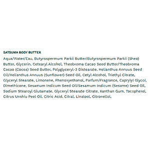 The Body Shop Satsuma Body Butter – Nourishing & Moisturizing Skincare for Normal Skin – Vegan – 1.69 oz