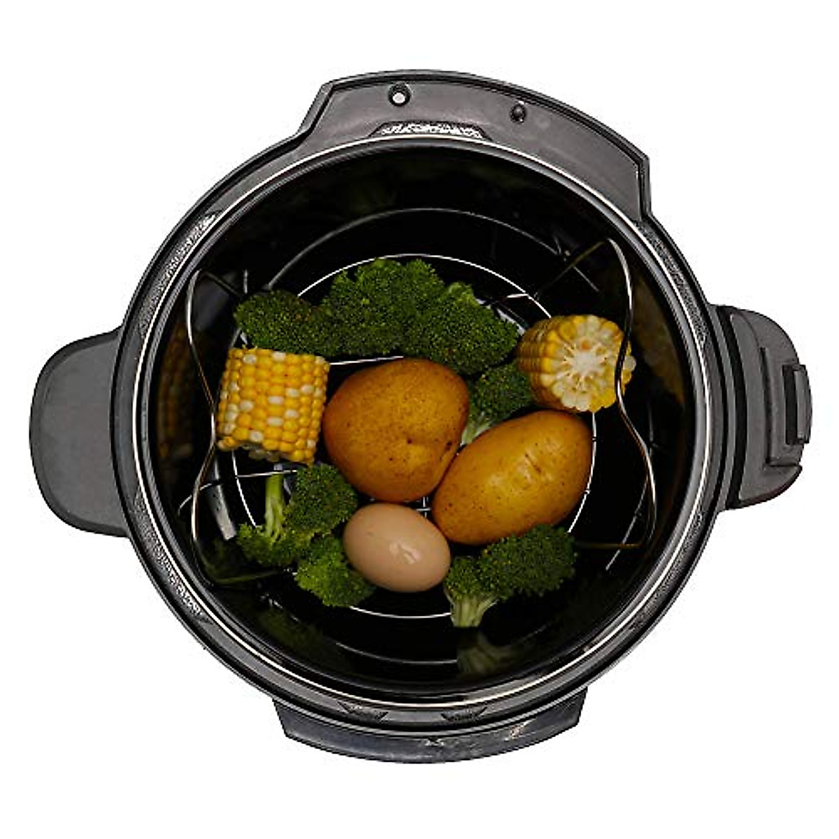 Steamer Rack Trivet with Handles Compatible with Instant Pot Accessories 6 Qt 8 Quart, Pressure Cooker Trivet Wire Steam Rack, Great for Lifting out Whatever Delicious Meats & Veggies You Cook