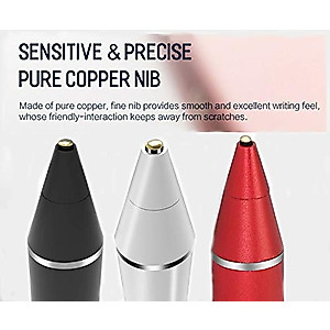 Stylus Pen Pencil 1st Generation Gen Replacement for Apple iPad Pro 1st iPad 1st 2nd 3rd 4th 5th iPad Mini 1 2 3 4 iPad Air 1st 2nd iOS Android Capacitive Tablet Touch Screen+Free Holder (Black)