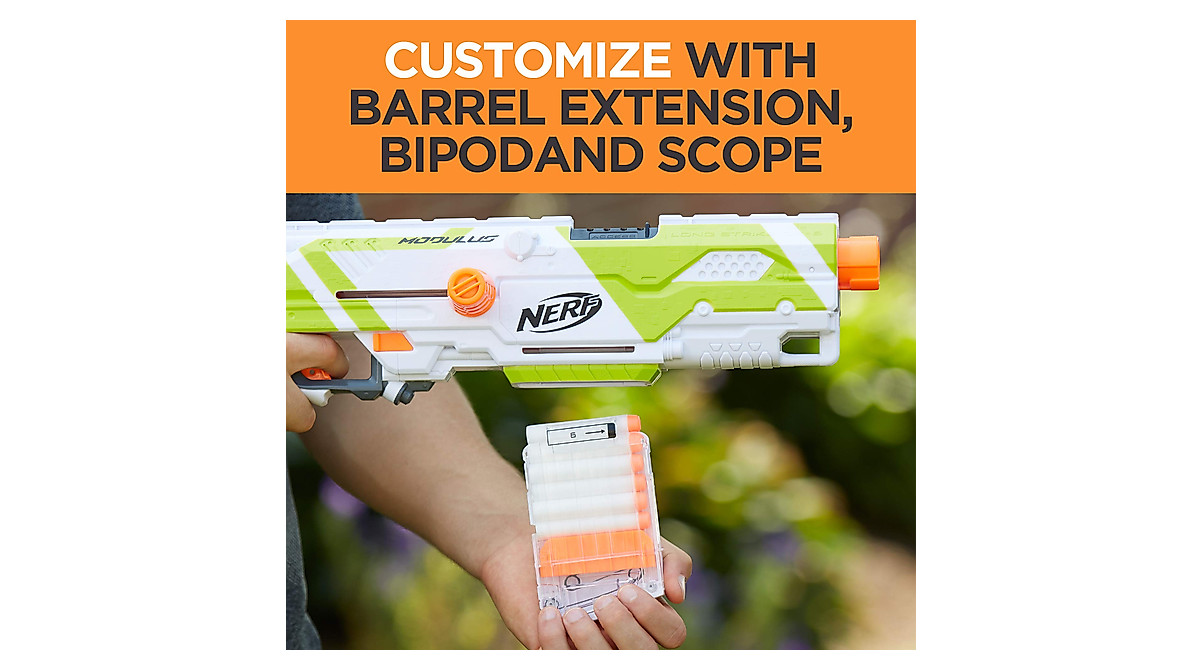 NERF Longstrike Modulus Blaster - Customize Your Play