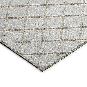 Dalyn Rugs Indoor/Outdoor York YO1 Ivory Washable 8' x 10'