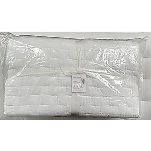 Pottery Barn Bliss Cotton Linen Blend Quilt ~King/California King~ White
