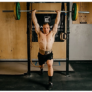 Element 26 Self-Locking Weight Lifting Belt | Premium Weightlifting Belt for Serious Functional Fitness, Weight Lifting, and Olympic Lifting Athletes (Extra Small, Black)