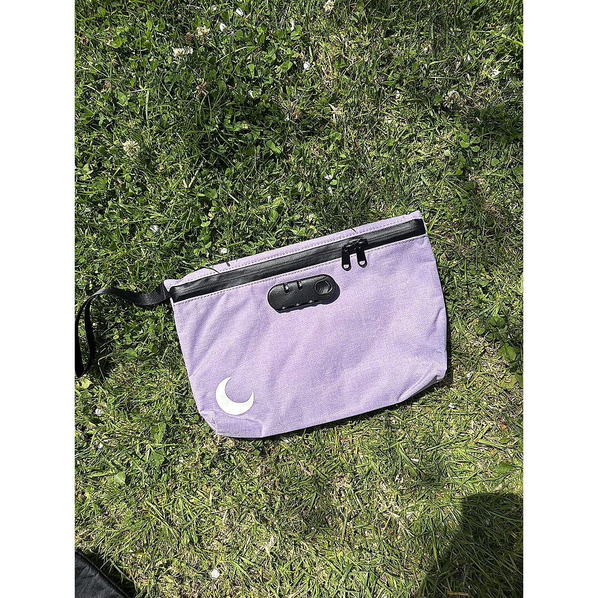 Brando Moon Purple Lock Bag with Combination - Smell Proof Lock Bag - Air Tight Sealed Zippers Pencil Bag