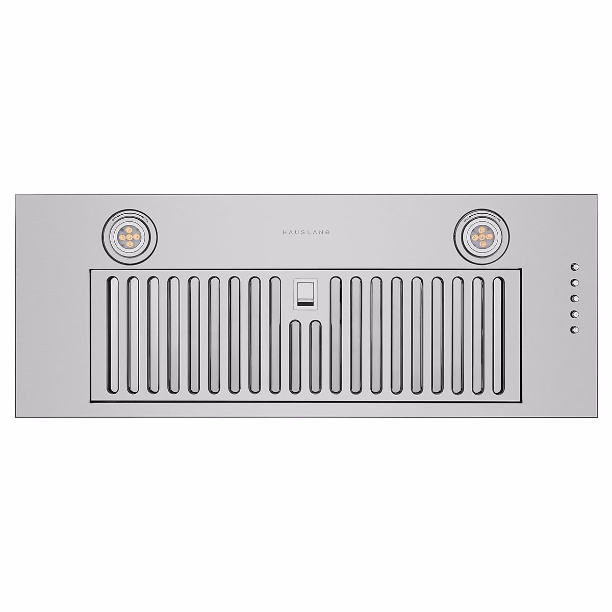 Hauslane Insert 30 Inch, Hood Vent for Kitchen | Low Noise Performance, Diswasher - Baffle Filters, LED Lamps, Stainless Steel Ductless Range Hood, Kitchen Range Hood 11.25” Deep