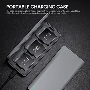 GODOX MoveLink M2 Dual Channel Wireless Microphone System, 2.4G Wireless Built-in Battery Microphone with Portable Type-C Charging Case, Lavalier Mic for Cameras, TikTok, Interview and Recording