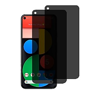AISELAN for Google Pixel 5 Privacy Tempered Glass, [2 Pcs] Anti-Spy Anti-Scratch Anti-Peeping Privacy Screen Protector Proteceive Film for Google Pixel 5