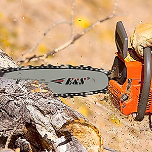 E & S Chainsaw Bar & Chain Combo 5 Inch .043" Gauge .030" Pitch 28 Drive Links, Semi Chisel 5 Inch Chainsaw Chain for Worx WG324E WG324E.9 Model