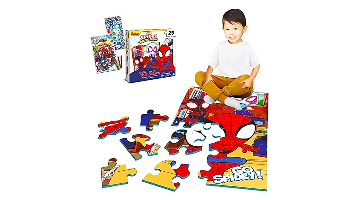 Disney Marvel Spiderman Puzzle Set Marvel Puzzle Bundle - 25 Piece ...