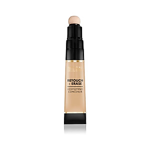 Milani Retouch + Erase Light-Lifting Concealer - Medium (0.24 Ounce) Cruelty-Free Liquid Concealer with Cushion Applicator Tip to Cover Dark Circles, Blemishes & Skin Imperfections