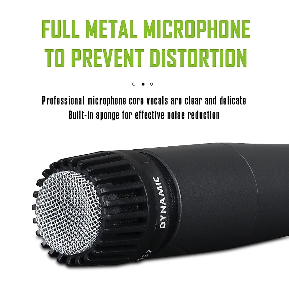 WEYMIC wm57 Dynamic Vocal Classic Style Microphone Audio Instrument Classic Professional Dynamic Cardioid Unidirectional - for Instruments, Drums, Percussion, Vocals(not Include Cable)