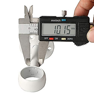 Mooche 4Pcs Curtain Closet Rod Holder Ceiling-Mount Bracket Pipe Flange Wardrobe Closet Pole End Supports Socket 1 Inch, Stainless Steel White Finished, MFL4025W-4P