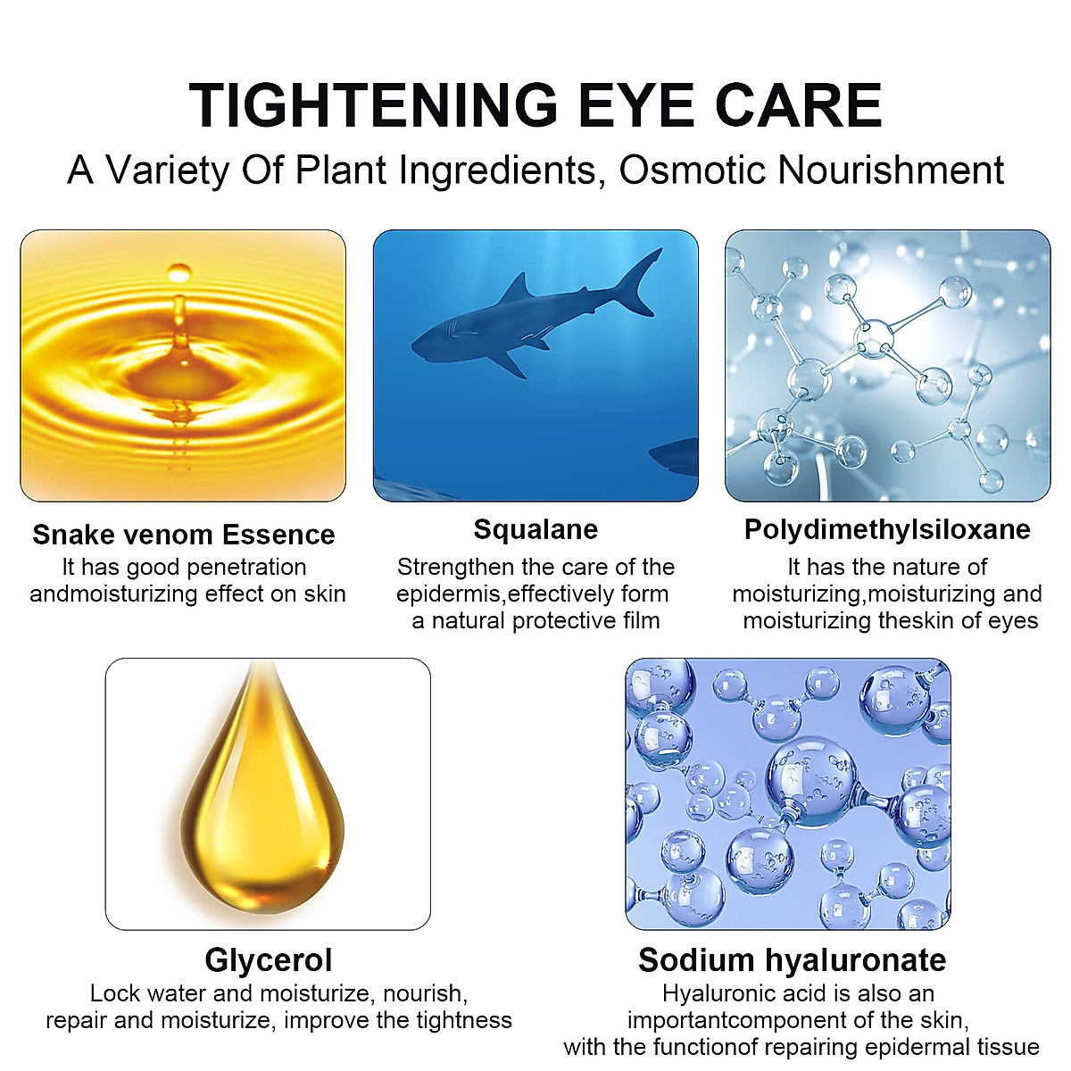 2PCS Verfons Firming Eye Cream,Verfons Snake Venom Firming Eye Cream, Verfons Temporary Firming Eye Cream for Bags, Anti Aging Eye Bag Cream, Instant Remove Eye Bags Fades Fine Lines and Wrinkles