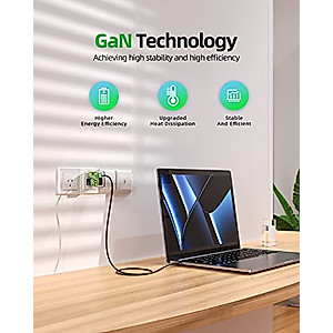 Charger for Asus Laptop, Ultra Compact (40% Smaller), Universal Replacement, Fast Charger, USB C & Round Connector, 65W, 45W, 33W