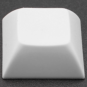 Cusstally 37 PCS PBT Keycap DSA 1U Keycaps for Cherry MX Custom Keycap Set for Gaming Mechanical Keyboard Keybord,White