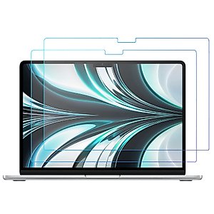ProCase Screen Protector Compatible with MacBook Air 13.6 Inch 2022 Released Model A2681, Tempered Glass Film Guard for MacBook Air 13.6 2022 A2681 with M2 Chip & Touch ID