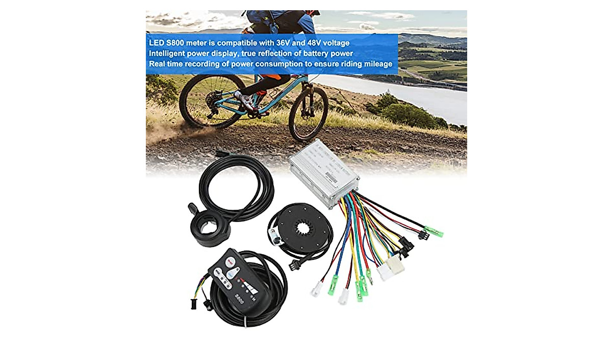 Diydeg Electric Bike Conversion Kit, 36V/48V 250W/350W Brushless Motor ...