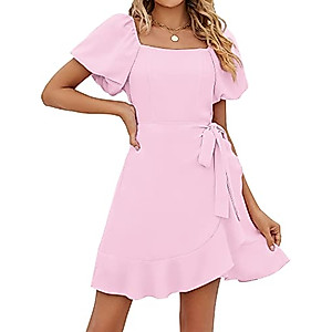 SAMPEEL Dance Dresses for Teens Summer Bridesmaid Preppy Dresses for Middle School XS