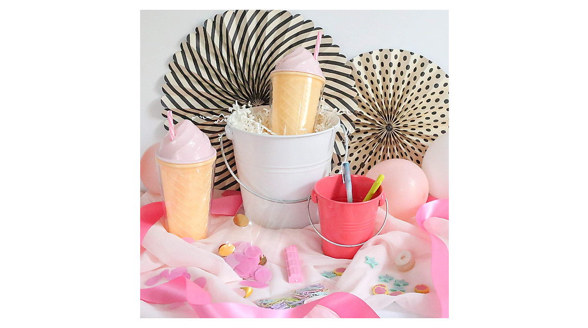 Simply Elegant Extra Large Metal Bucket for All Occasions