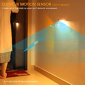 AIMILAR LED Kids Night Light for Bedroom Rechargeable Motion Sensor Warm White Nightlights Magnetic for Kids Room Bathroom, Adjustable Brightness, Stick-Anywhere for Cabinet Closet Hallway