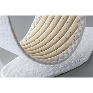 Pedag Summer | Terry Cotton Sockless Insoles | Barefoot Inserts | Handmade in Germany | Absorbs Sweat & Controls Odor | Wear Without Socks | Washable | US 11M/EU 44 | White | 3 Pair