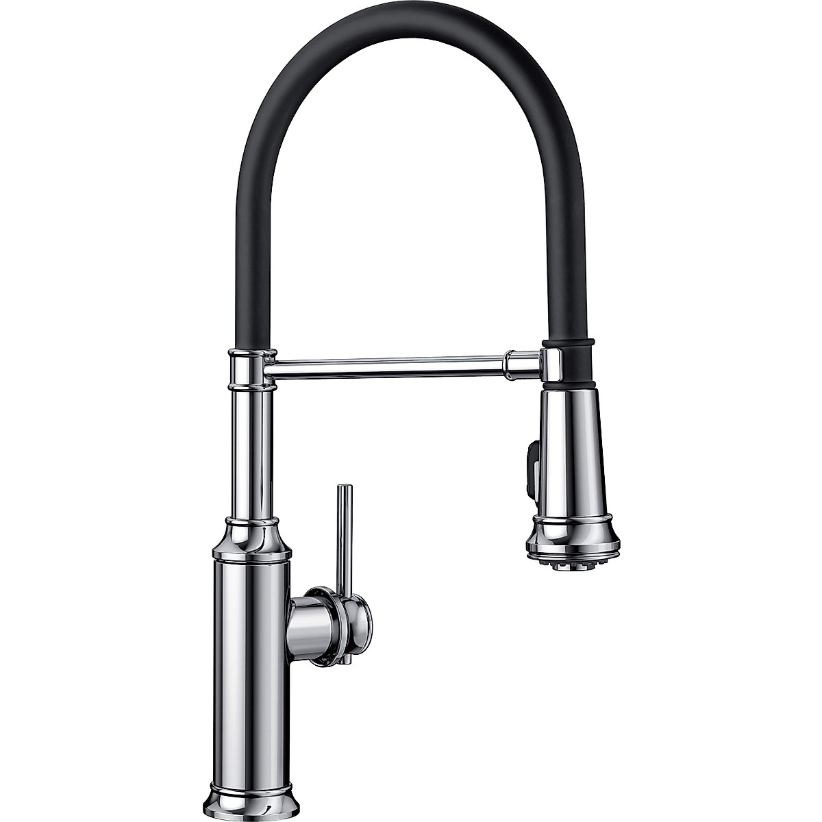 BLANCO KF-442508 Empressa Semi-Pro Kitchen Faucet with Soap Dispenser, Polished Chrome