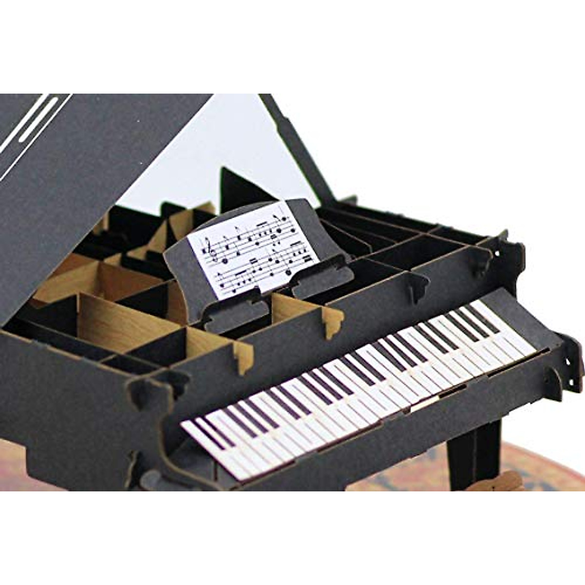 PopLife Grand Piano 3D Pop Up Card for All Occasions - Happy Birthday, Graduation, Father's Day, Mother's Day, Congratulations, Retirement, Thank You - Musicians, Teachers, Gift for Music Lovers