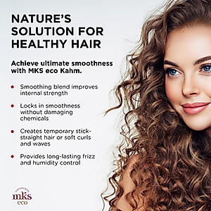 MKS eco Kahm Smoothing Treatment, Original Scent - 2 fl oz - Hair Smoothing Treatment - Vegetable Keratin Protein, Moroccan Argan Oil, Hemp Seed Oil - Vegan & Cruelty Free