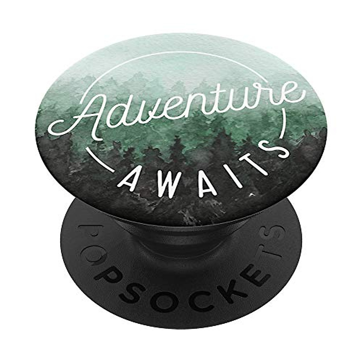 Adventure Awaits - Cute Outdoorsy Adventurer Gifts PopSockets PopGrip: Swappable Grip for Phones & Tablets